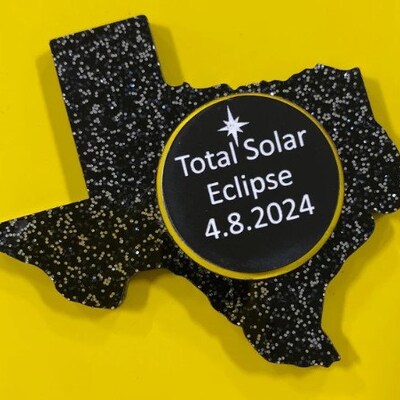 I Got Mooned Ohio State Refrigerator Magnet. Wooden 2024 Ohio Eclipse ...