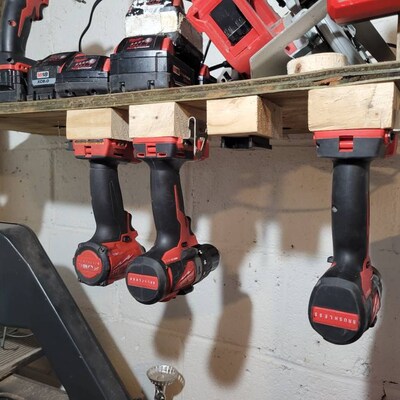 10 Pack Milwaukee M18 Tool Holder / Hanger / Wall Mounts HEAVY DUTY Not ...