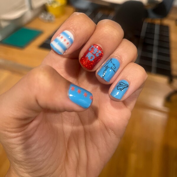 Who Put A Hill at Mile 26? - Chicago Marathon - Custom Design Nail Wrap ...
