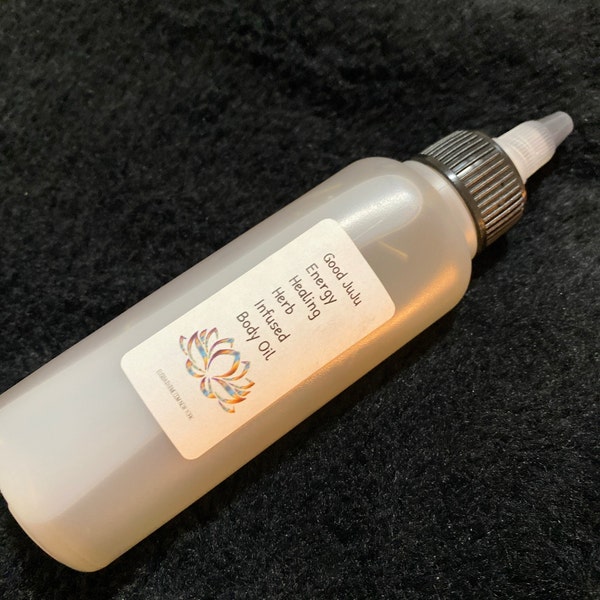 Good Juju Energy Healing Floral & Herb Infused Body Oil / 100% Plant ...