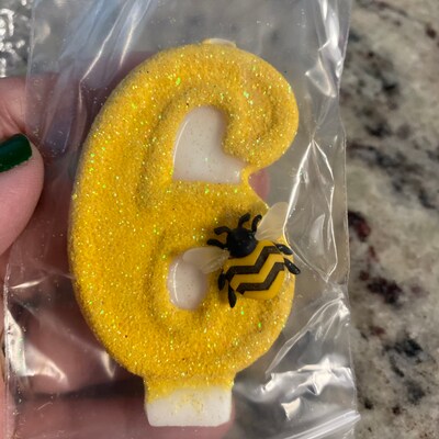 Bee Birthday Candle, Bumblebee Party Decor, Bumble Bee Party Decor ...