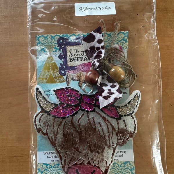 Highland Cow Air Freshener/ Wholesale Freshies, Patriotic Car Freshie ...