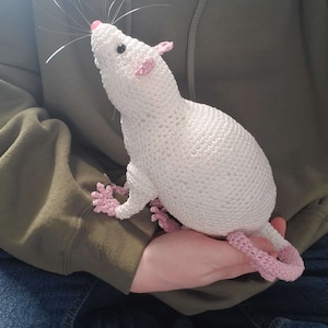 Digital Crochet Pattern Realistic Rat - Etsy