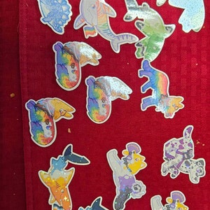 Aceflux Pride Stickers Shark, Dog, Cat Designs Holographic Sticker for ...