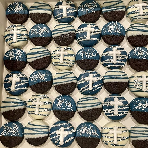 WHITE CROSS Edible Sugar Decorations - 12 or 24 Pieces - for Easter ...