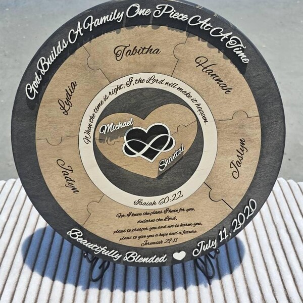 Unity Wedding Puzzle, Blended Family, Unity Alternative, Wedding ...