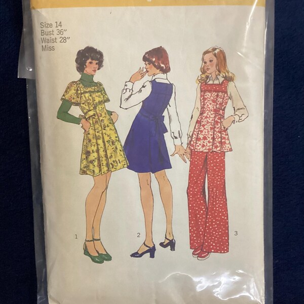 1940s Simplicity 1230 Vintage Sewing Pattern Pajamas Size 12 Bust 30 ...