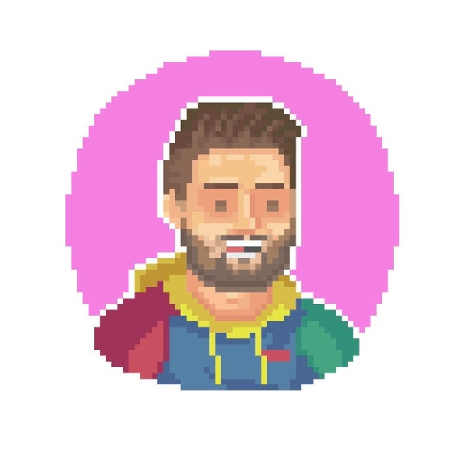 Pixelate yourself man by RadPixelShop on Etsy