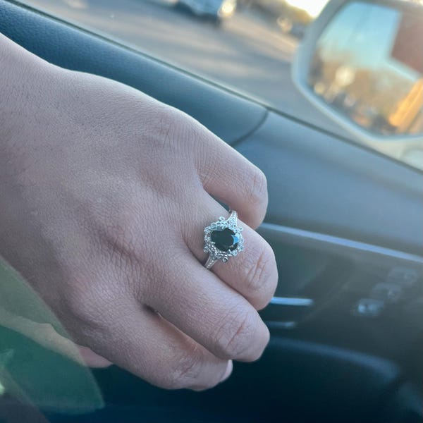 2.55cts Alexandrite Gemstone Engagement Ring, Alex Stone Ring, Bridal ...