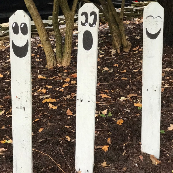Halloween Ghosts | Wood Ghost Set | Rustic Ghosts | Halloween Decor ...