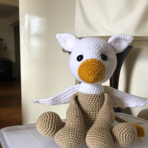 Griffin Crochet Pattern, Crochet Griffin, Amigurumi, Griffin Tutorial ...