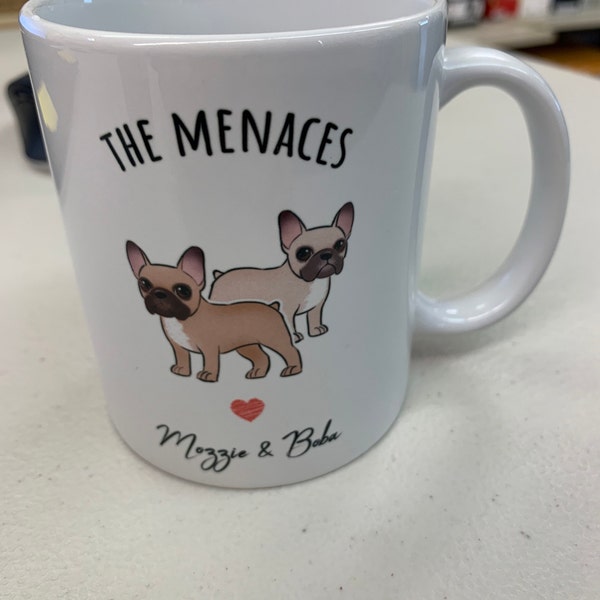 Custom French Bulldog Mug, Personalized Frenchie Mug, Frenchie Gift ...