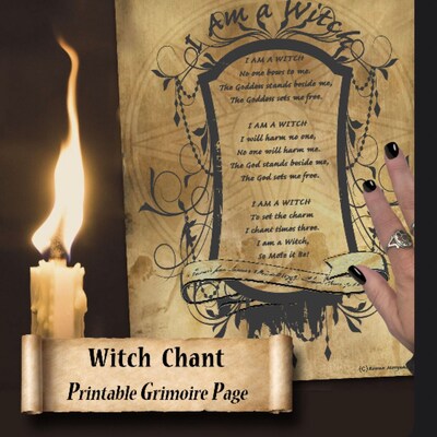 FIRE BANISHING SPELL Charmed Style Printable Binding Spell - Etsy