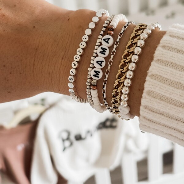 MAMA Stack | 14k Gold Filled | Gold | Gold Filled | Mothers Day | Mama ...