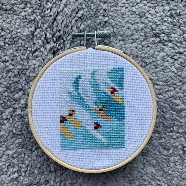 FRAMES CROSS STITCH Patterns, Super Pack, 6 Mini Frames for Mini ...