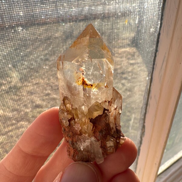 Chlorite Quartz Point From the Orange River, South Africa, RARE NEW ...