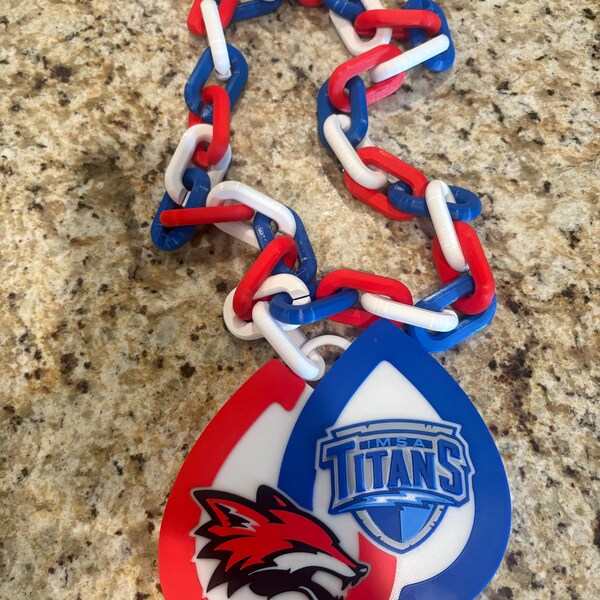 Custom 3D Turnover Oversized Fan Chain MVP Player of Game All Sport ...