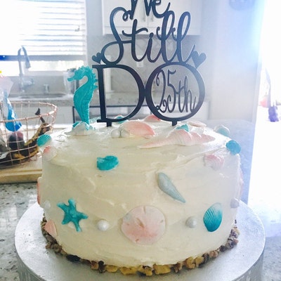 X-TRA LARGE Sea Shells Sea Stars 4, 3, 2fondant Cake Decoration Ocean ...