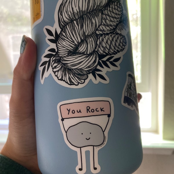 You Rock Vinyl Sticker // Cute Sticker // You Rock Sticker - Etsy