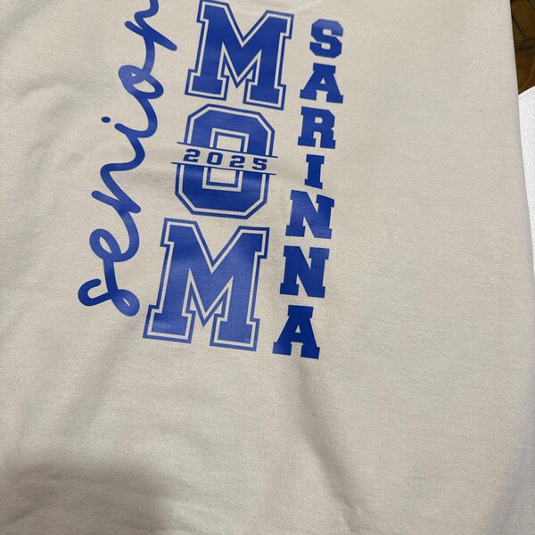 Senior Track Mom Shirt, Senior Mom 2025, Gift for Mom, Proud Mom Shirt ...