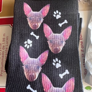 Custom Pet Socks, Dog Socks, Pup Socks, Dog Lover Gift, Cat Socks ...
