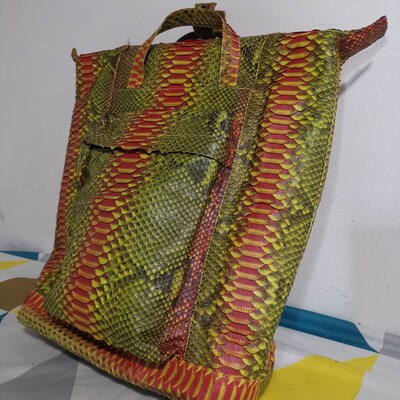 150 Inch Genuine Python Snake Skin Hide Real Leather Make Bags Jackets ...