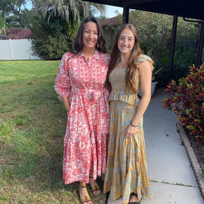 Handblock Print Reversible Quilted Robe Jaipuri Print Free Size House ...