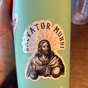 Ecce Agnus Dei Sticker Behold the Lamb of God José - Etsy