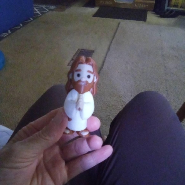 3d-printed Miniature Jesus Figurine – A Modern Symbol of Faith- Pocket ...