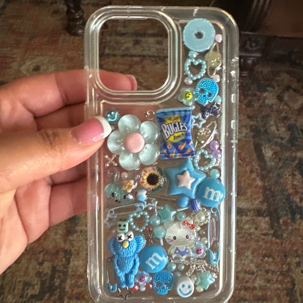 Charm Phone Case | Junk Phone Case | Resin Phone Case | Junk Charm Case ...