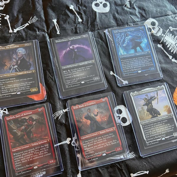 Baldur's Gate MTG Card Collection: Karlach, Astarion, Gale, Lae'zel ...