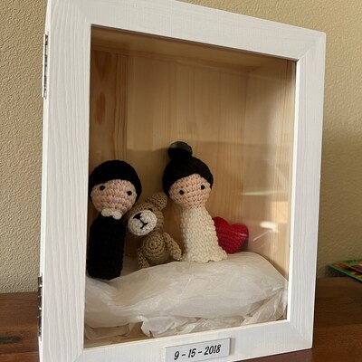 Extra Deep Empty Wooden Personalized Shadow Box Frame Glass - Etsy