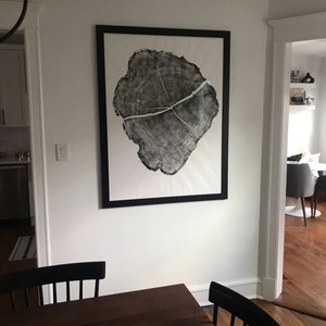 Alaskan Spruce Tree Ring Print Tree Stump Print Stump Art | Etsy