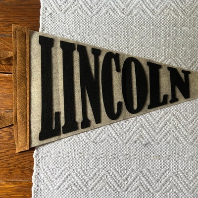 Mini Pennant 7x12 Block Letters Custom Name Felt Banner Nursery Decor ...