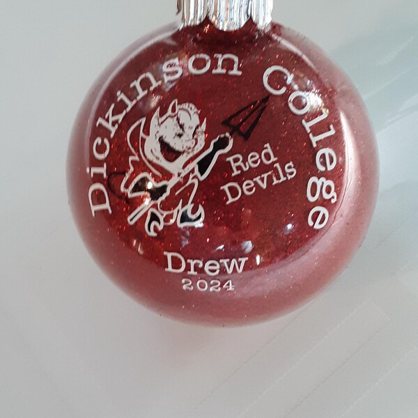 Personalized College/school Ornaments - Etsy