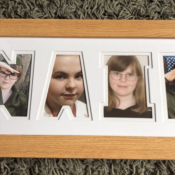 Nain Photo Frame Word Name Photo Frame Special Gift Mother’s Day Gift ...