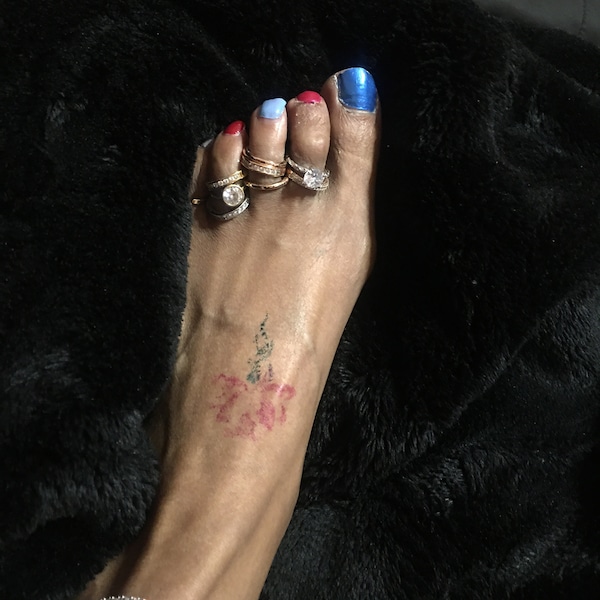 Big Diamond Toe Ring-adjustable Toe Ring-celebrity Silver Toe Ring ...
