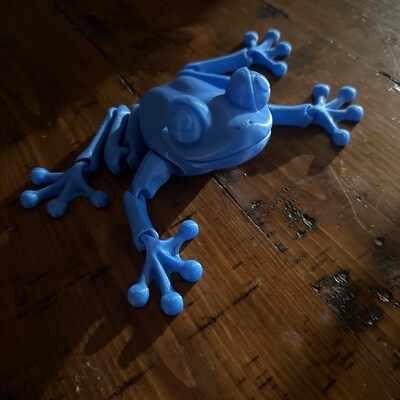 Cute Flexi Print-in-place Frog STL File for 3D Printing - Etsy