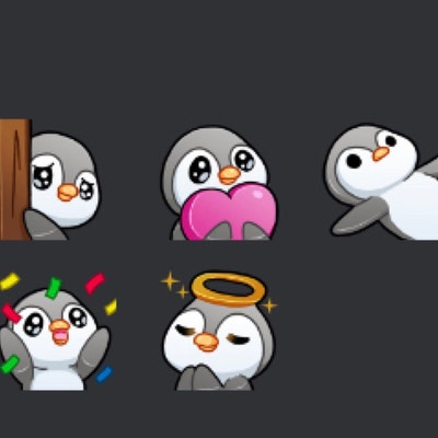 Twitch Emote Grey Bat Pack 1 Instant Download / P2U. Premade Stream ...