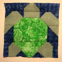PDF Pattern - Sea Turtle Quilt Block Pattern, Traditional Quilt Block ...