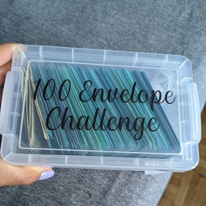 100 Envelope Challenge Box Money Saving Challenge 100 Envelope ...