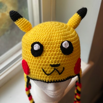 Pikachu Hat Crochet Pattern Pokemon Crochet Hat Pattern Pikachu Costume ...