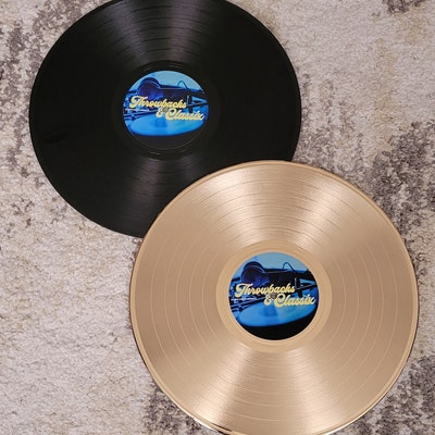 3in Gold Silver Platinum Award Record flexible THIN FILM VINYL With ...