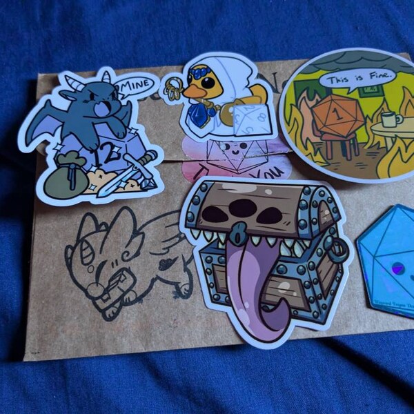 This is Fine Natural 1 Sticker: Cute Dnd Sticker, Dnd Gift, Laptop ...