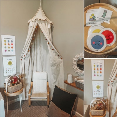 Calm Down Corner Kit for Kids, Printable Emotional Regulation for ...
