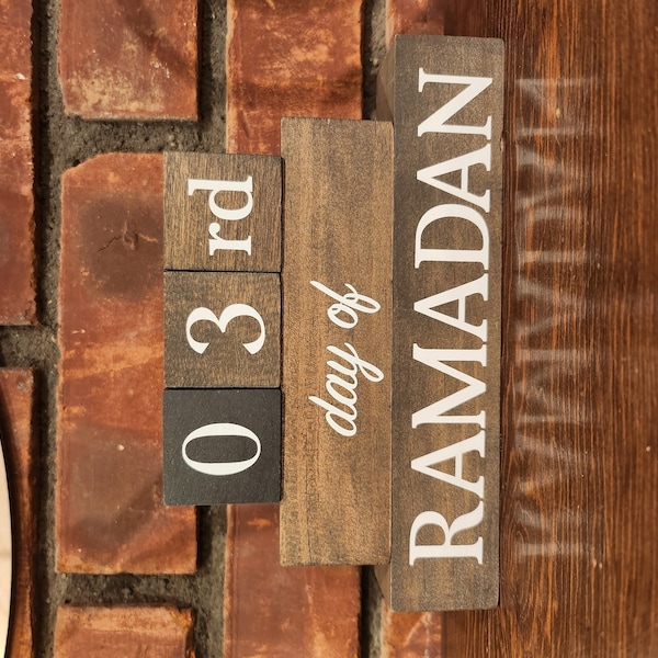 Ramadan Calendar Block Set - Etsy