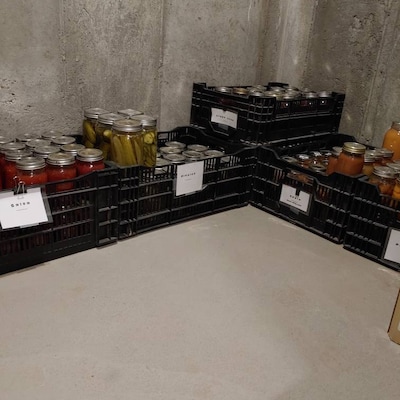 Storage Bin Labels Template, Home Organization Printable DIY Label ...