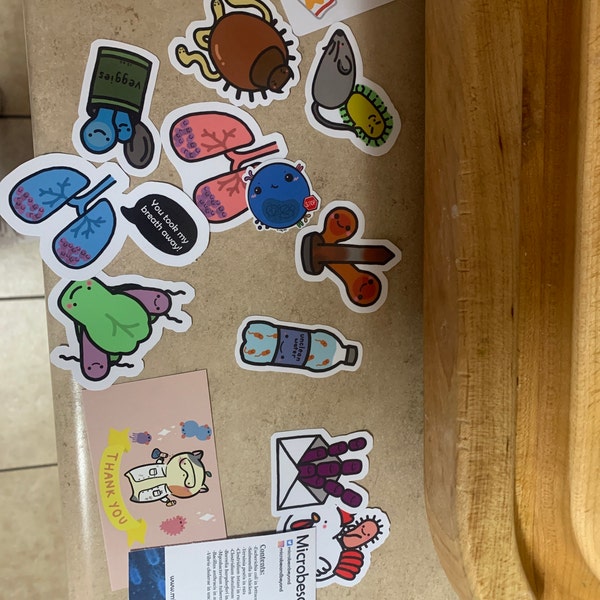 Bacterial Infections and Disease Sticker Set - Etsy