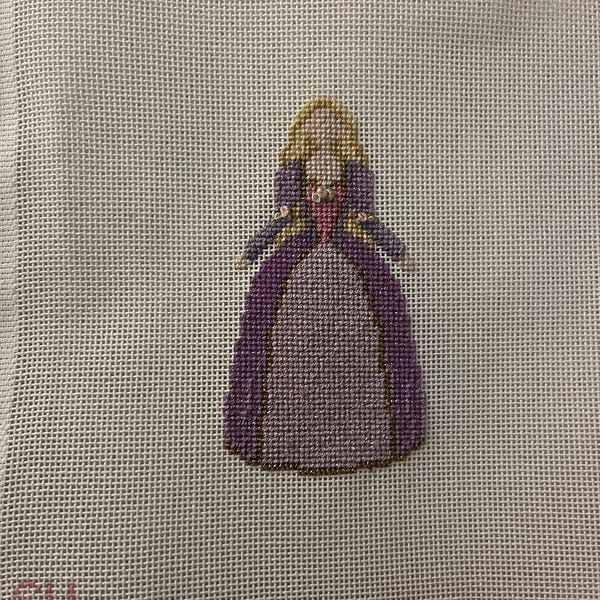 Rapunzel Doll | Hand Painted Needlepoint Canvas | 18 Ct - Etsy