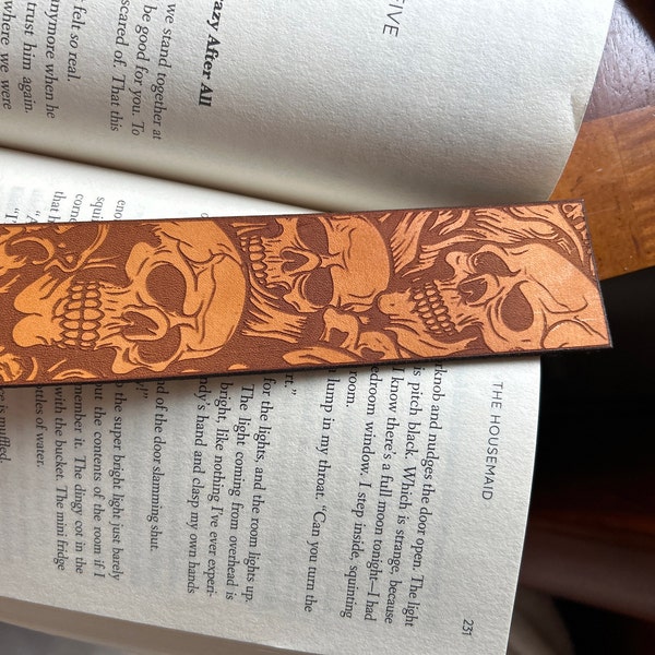 Stoic Leather Bookmark Marcus Aurelius Bookmark Gift for Book Lovers ...